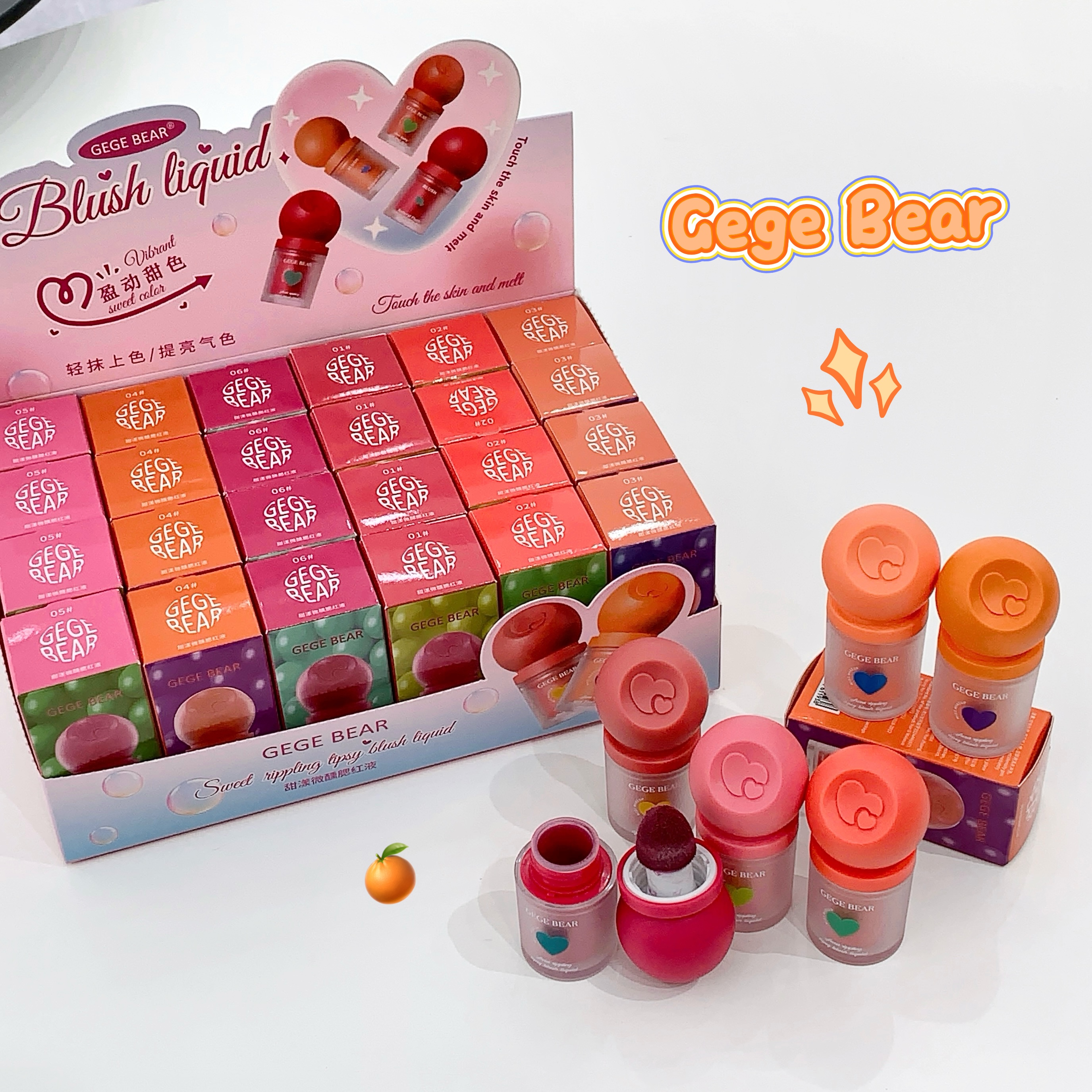 GEGE BEAR Highly Pigmented Lightweight Blush Waterproof Silky Smooth ...