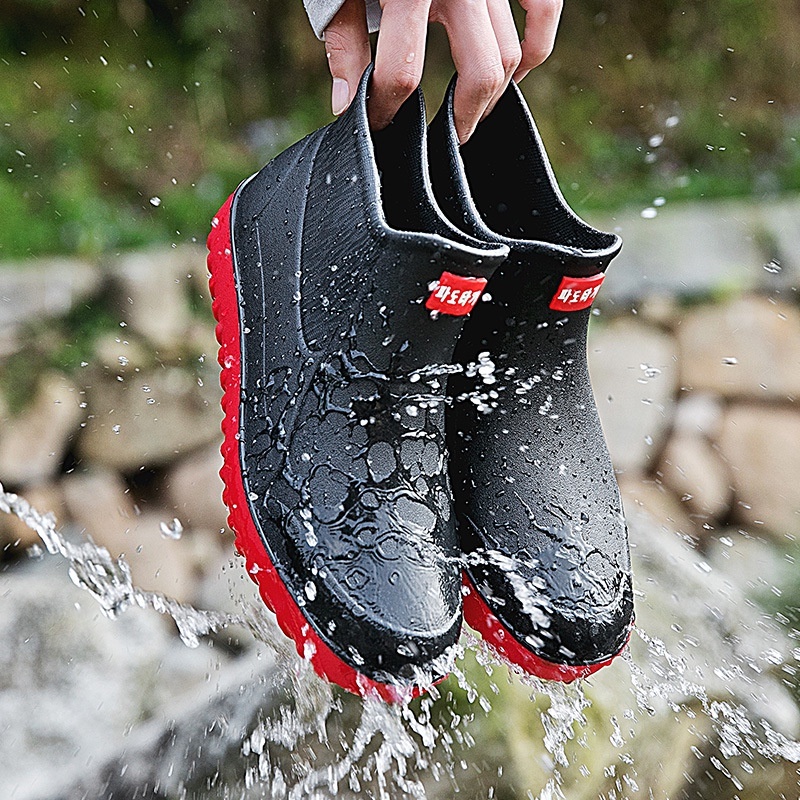 COCOCUBBY Bota For Men Rain Boots Non-slip Waterproof Fashion Rain ...