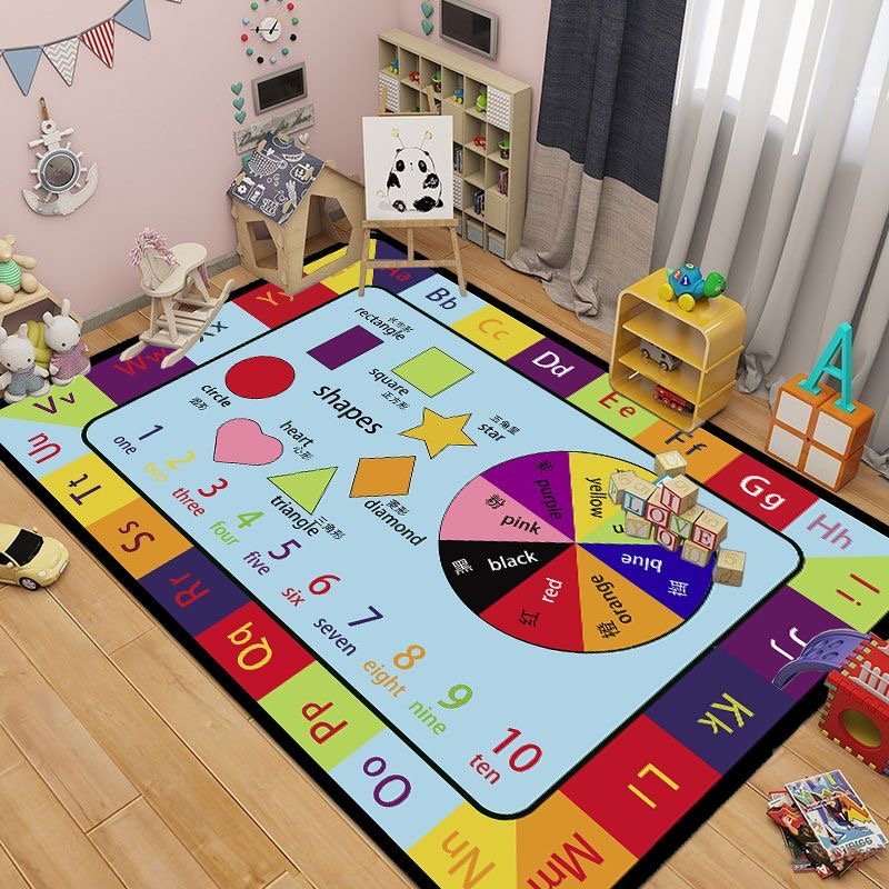 Baby Carpet Living Room Anti-fall Mat Children's Educational Game ...