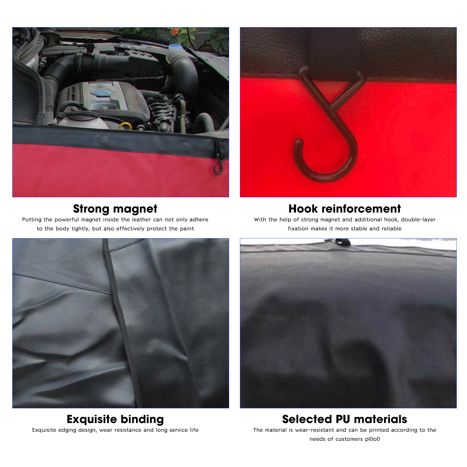 [Local delivery] 3PCS Universal Car Magnetic For Fender Cover ...