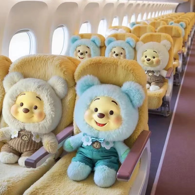 TOPTOY Disney Winnie the Pooh Candy Series Vinyl Plush Blind Box Cute ...