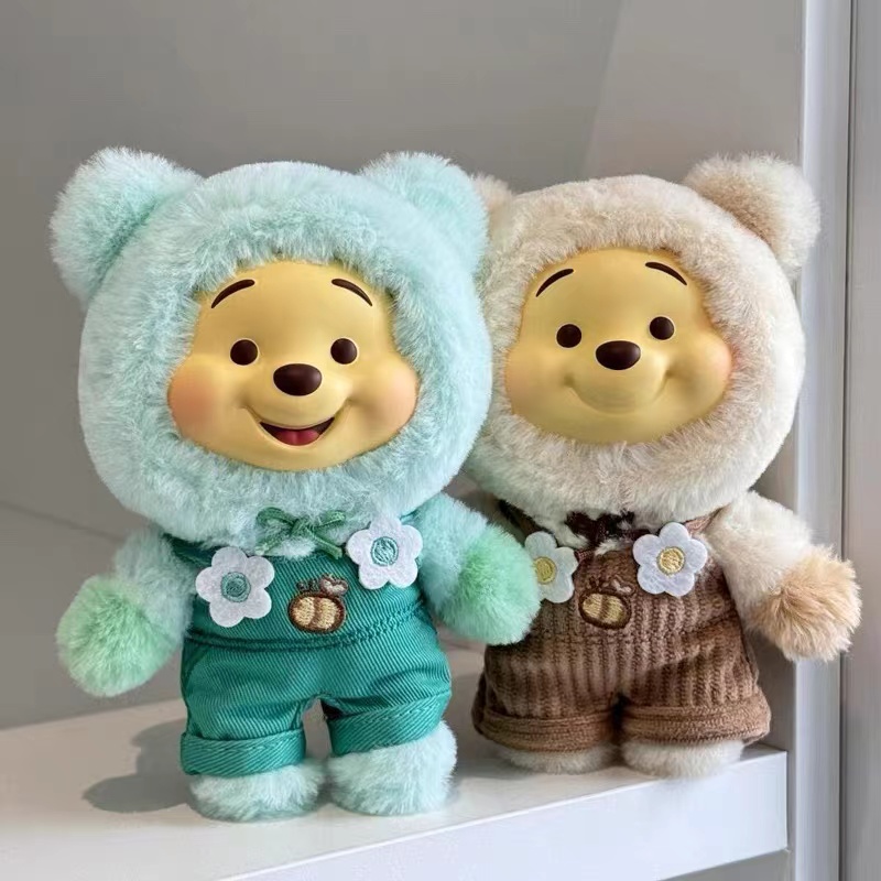 TOPTOY Disney Winnie the Pooh Candy Series Vinyl Plush Blind Box Cute ...