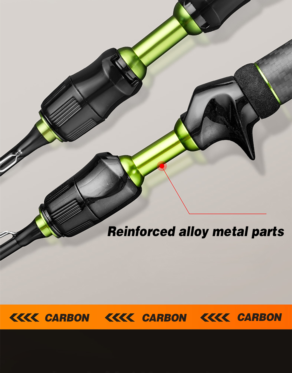 1.5m/1.68m/1.8m solid Ultralight UL rod carbon fiber fishing rod ...