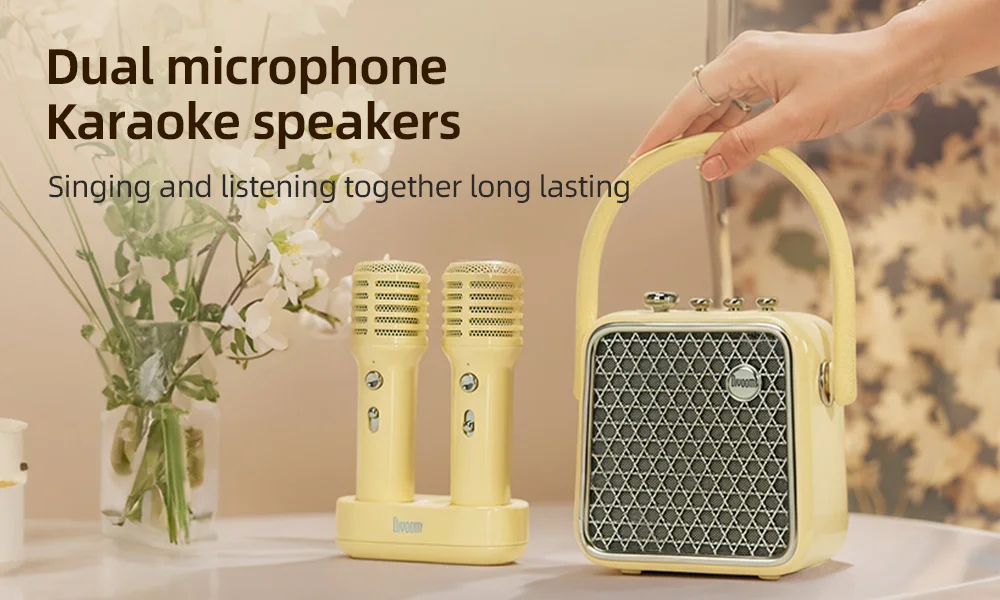 Divoom SongBird-HQ-se Portable Bluetooth Speaker Dual Microphone ...