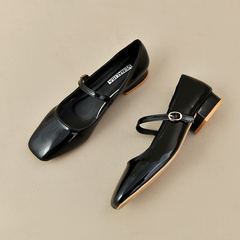 1 inch Women's High HeelsFashion Mary Jane Shoes for Office Students ...