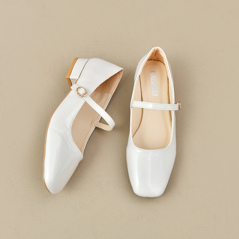 1 inch Women's High HeelsFashion Mary Jane Shoes for Office Students ...
