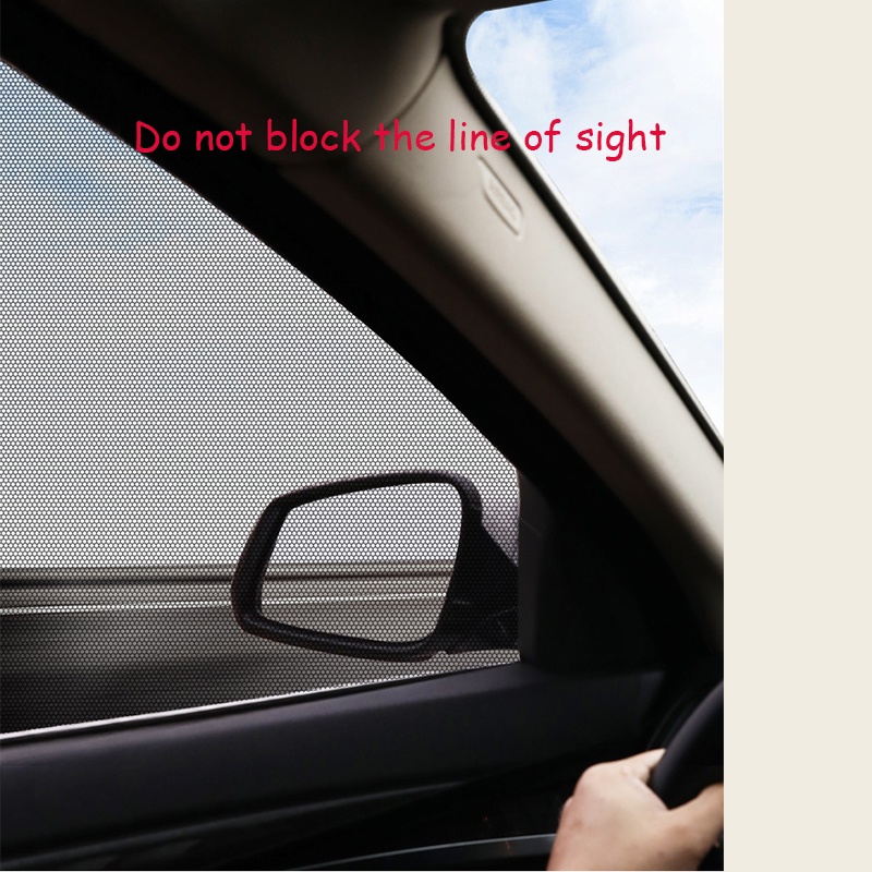 2-4PCS car mosquito net Car curtain window Car window screen Car Window ...