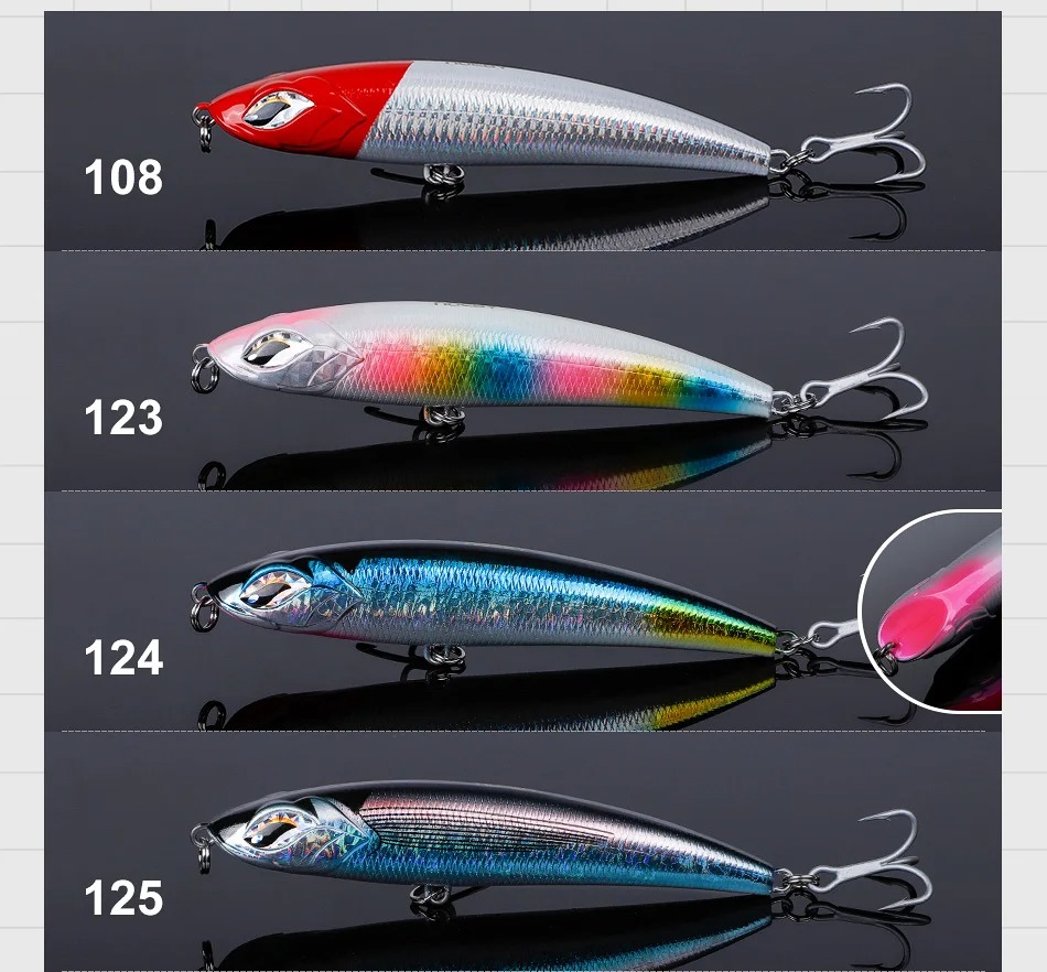 NOEBY Lure Fishing 115/150/185mm 51/64/127g Sinking Pencil Hard Lures ...
