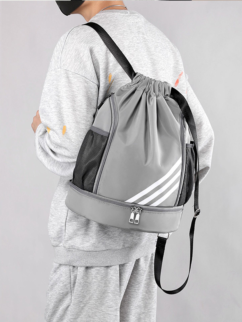 MENSPE Drawstring Backpack Bag Outdoor Waterproof Gym Backpack Sports ...