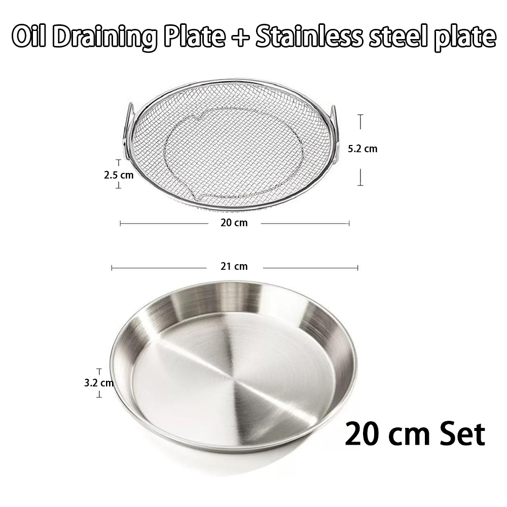 Kitchen Stainless Steel Frying Oil Filter Tray with Mesh Filter Mesh ...