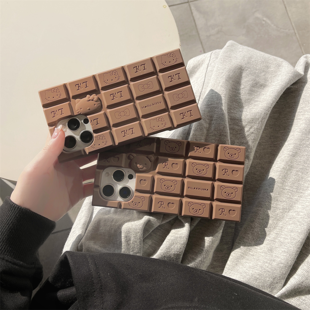 Silicone softshell three-dimensional chocolate Iphone Case For iPhone ...