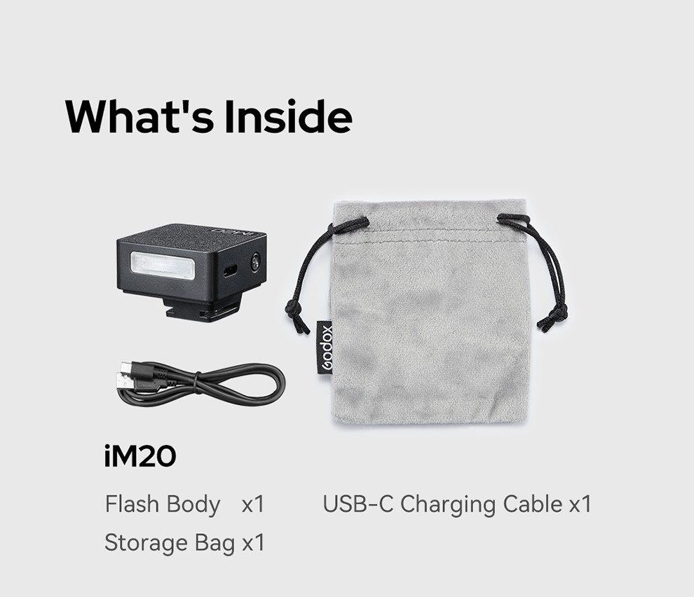 Godox iM20/22 Camera Flash mini flash, compact photography entry-level ...