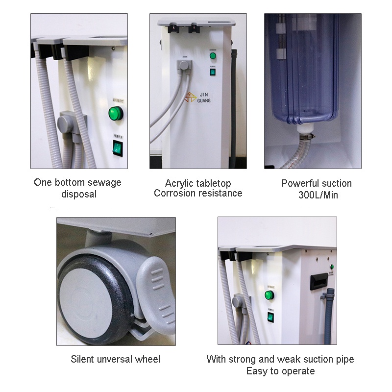 Mobile Dental Chair Suction Unit Negative Pressure Vacuum 300L/min ...