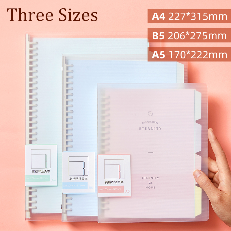 A5/B5 Binder Refill 300Sheets 20/26 Holes Loose leaf Notebook Binder ...