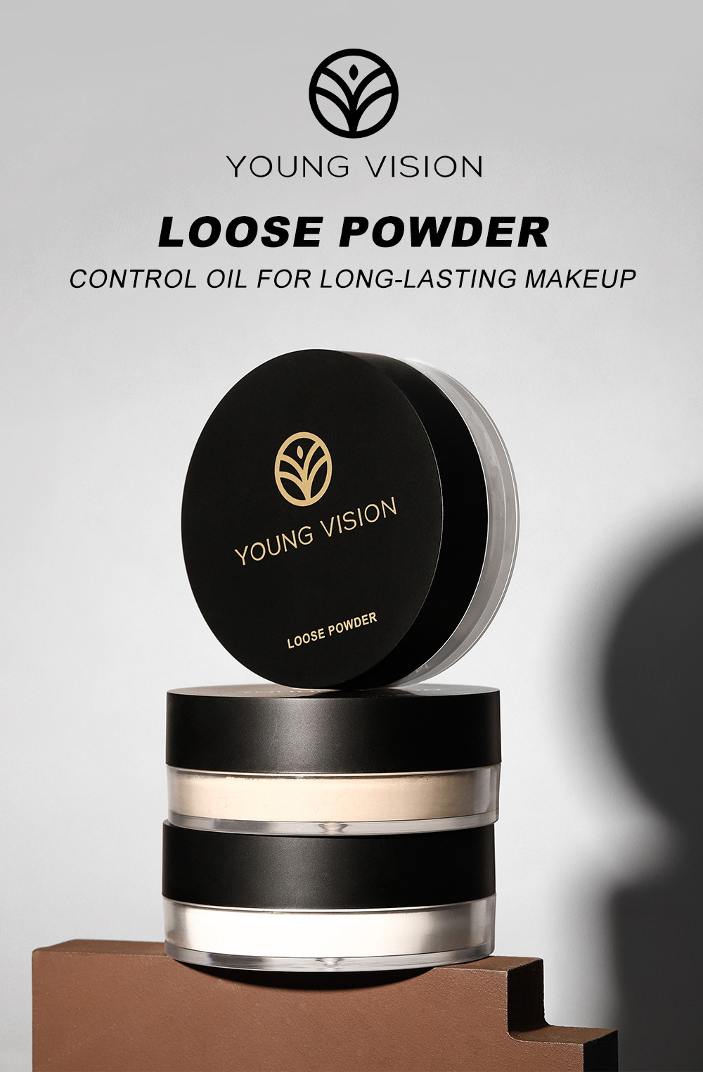 YOUNG VISION Oil-control and long-wearing loose powder for setting ...