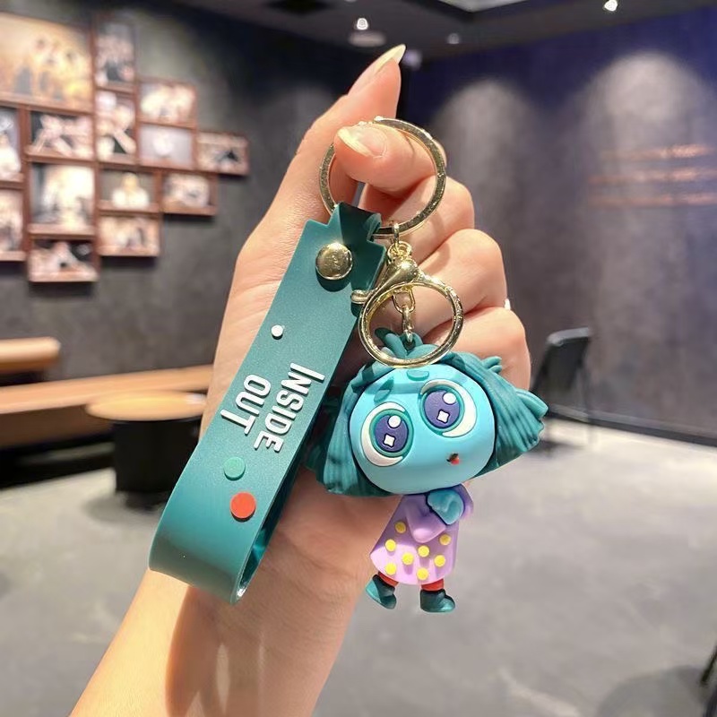 Yoomi Inside Out Keychain Cartoon Keychain Disney Pixar Sadness Fear ...