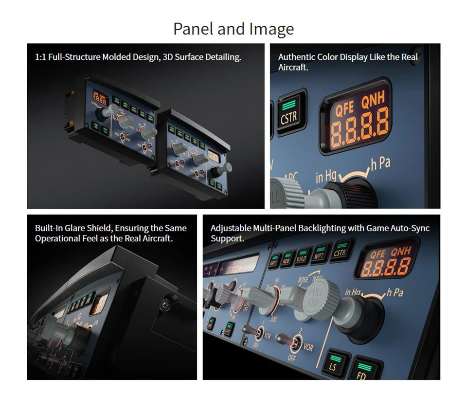 WINWING A320 EFIS-L Full-size EFIS Unit Flight Control Panel Flight ...