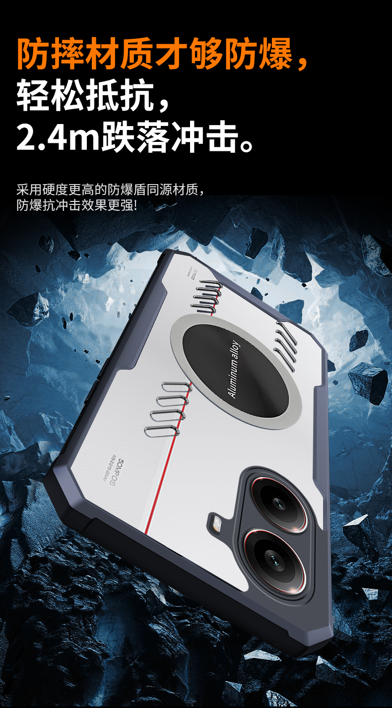 Graphene Cooling Transparent Phone Case for Xiaomi POCO X7 Pro 5G Heat ...