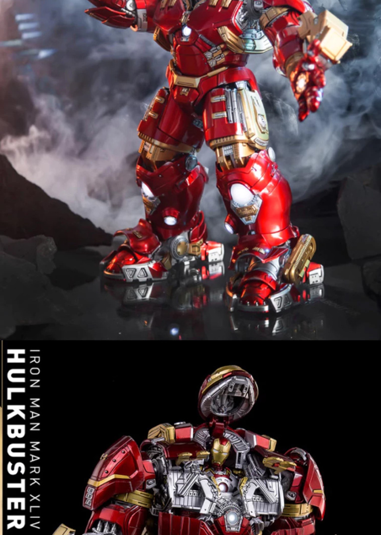 IRON MAN MARK XLIV HULKBUSTER MK44 1/12 TH SCALE COLLECTIBLE FIGURE ...