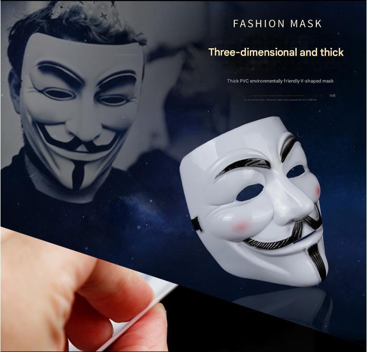 Anonymous Hacker Vendetta Fawkes Mask Jabbawockeez Mask New Halloween ...