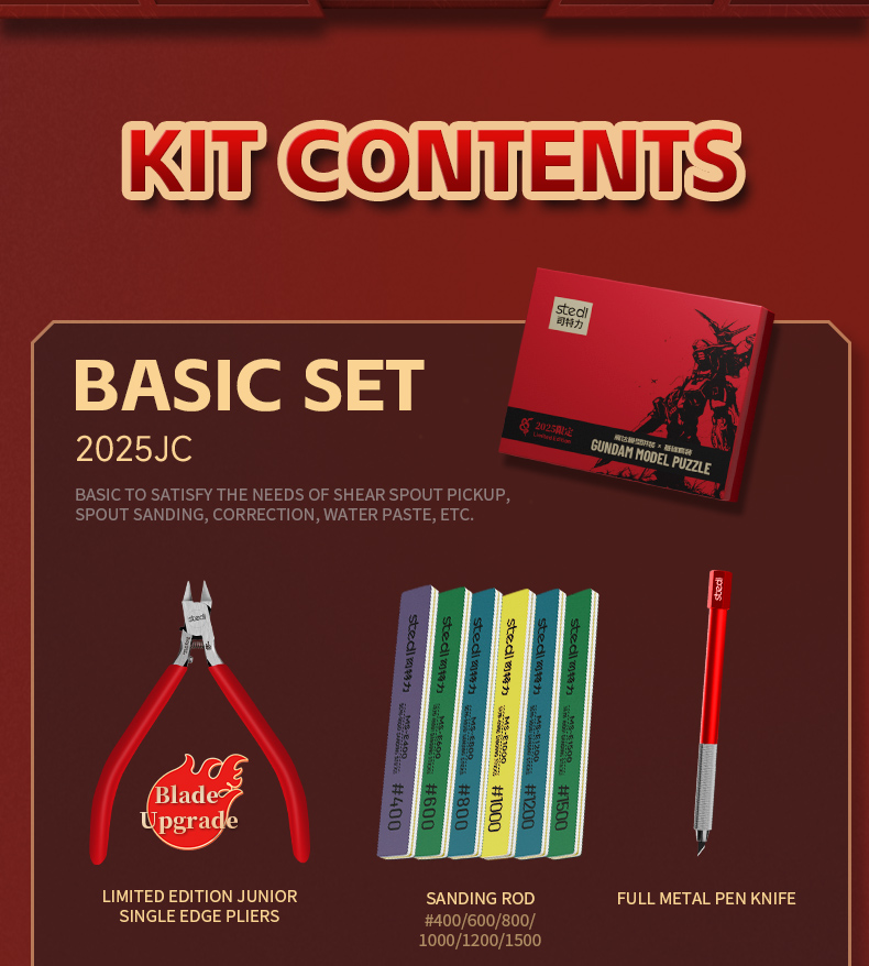 Stedi Limited Edition Tool Set Gundam Model Assembly Tool Pickup Transformation Engraving One ...