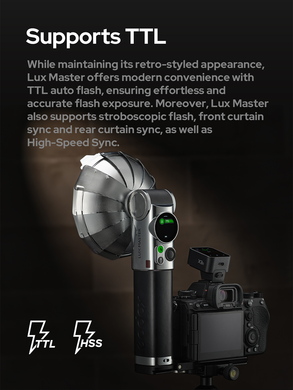 Godox Lux Master Retro Camera Flash Portable with X3 | Shopee Philippines