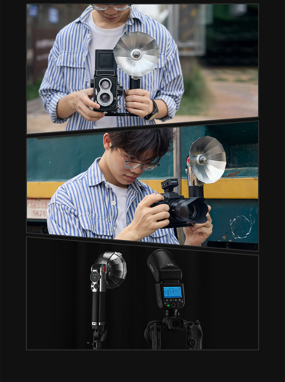 Godox Lux Master Retro Camera Flash Portable with X3 | Shopee Philippines