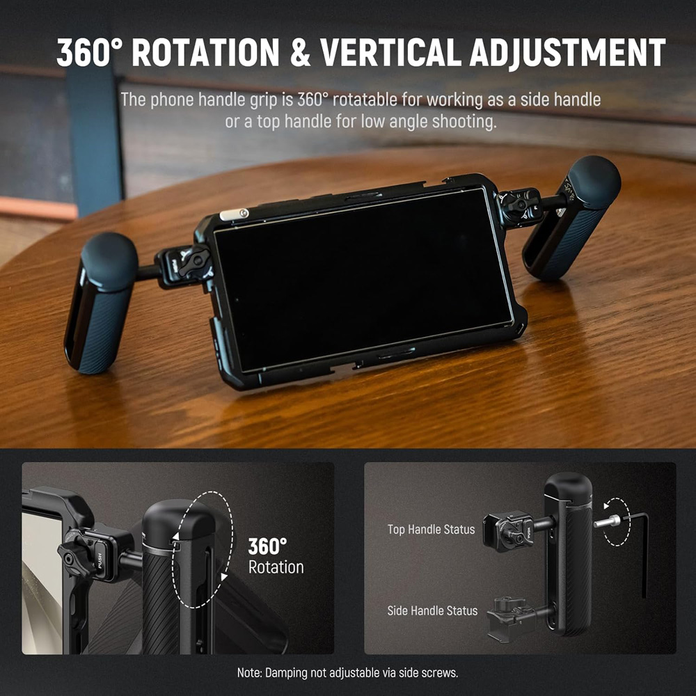 Quick Release Handle For Mobile Filmmaking Neewer PA045E Side Handle ...
