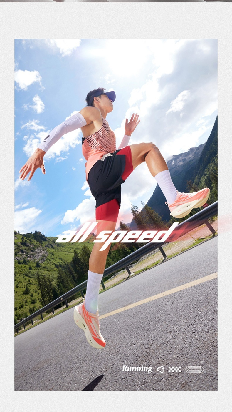 361 Degrees Flame 3.5 Professional Marathon Running Shoes Full Palm ...