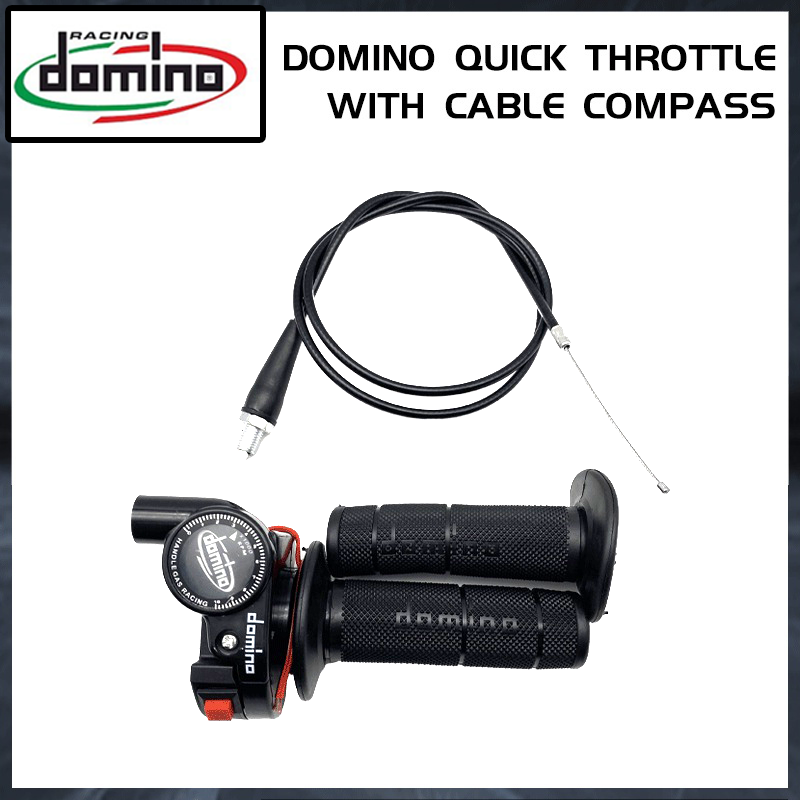 Domino Quick Throttle With Cable Compass Handle Grip Universal | Shopee ...