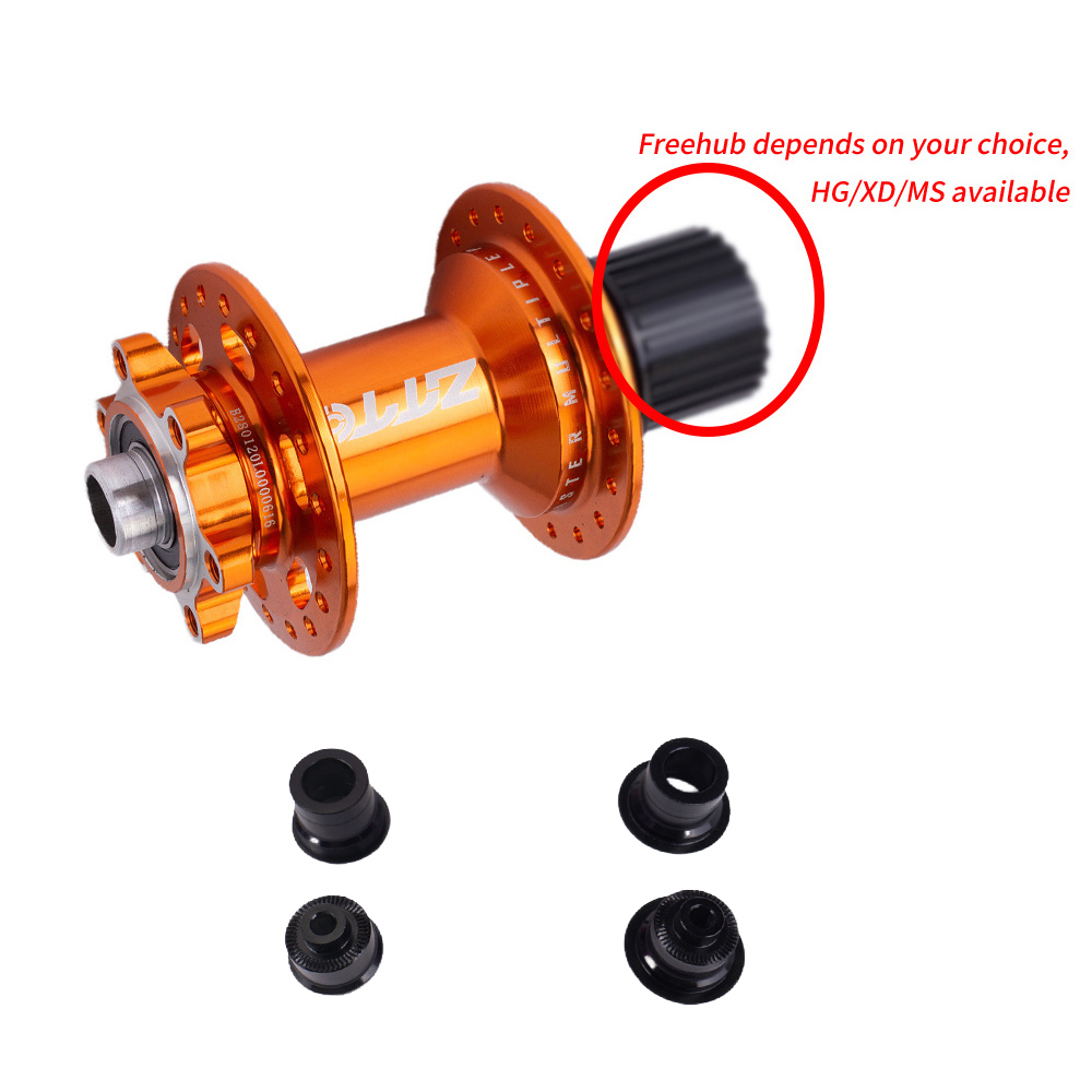 ZTTO MTB Loud Hub P5 6 Pawls Noisy Hub Disc Brake Bicycle Freehub XD HG ...