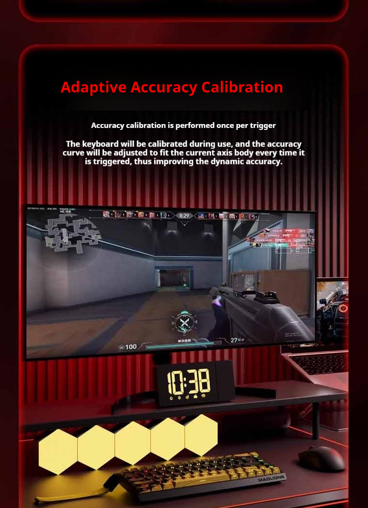 MADCATZ MAD68PRO aluminum alloy esports magnetic axis wired mechanical ...