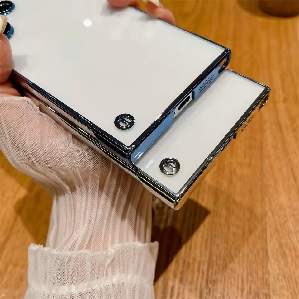 Luxury Ultra Thin Frameless Transparent PC Case For Samsung Galaxy S25 S24 Plus S22 S23Ultra ...