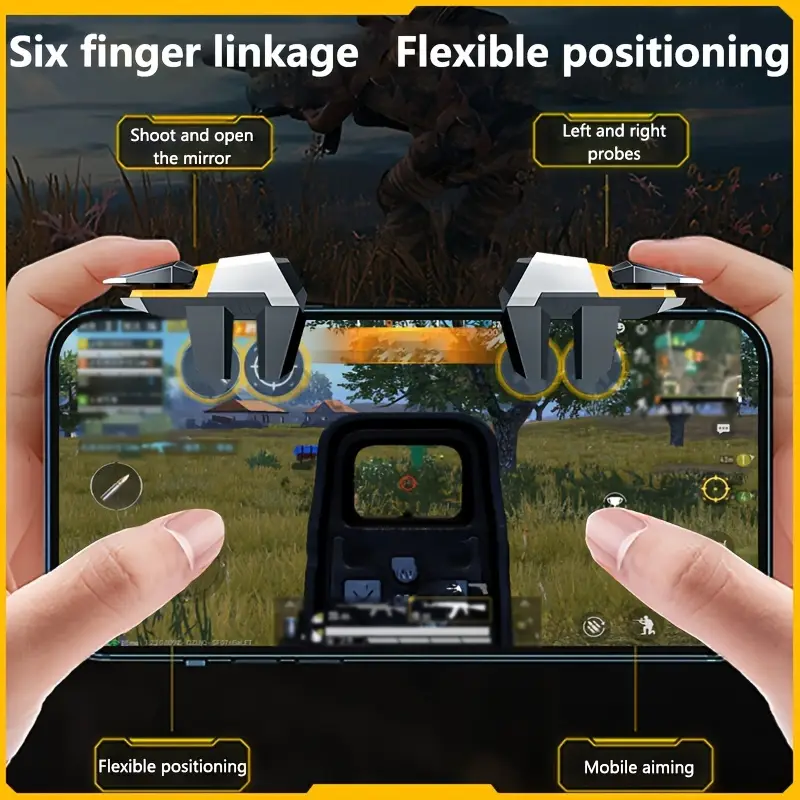 【Six fingers hand game artifact】HY DY11 Trigger Controller Gamepad ...