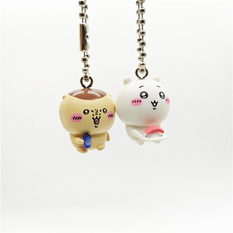 5Pcs/Set 2-3cm Chiikawa Anime Figure Key Chain Decoration Hachiware ...
