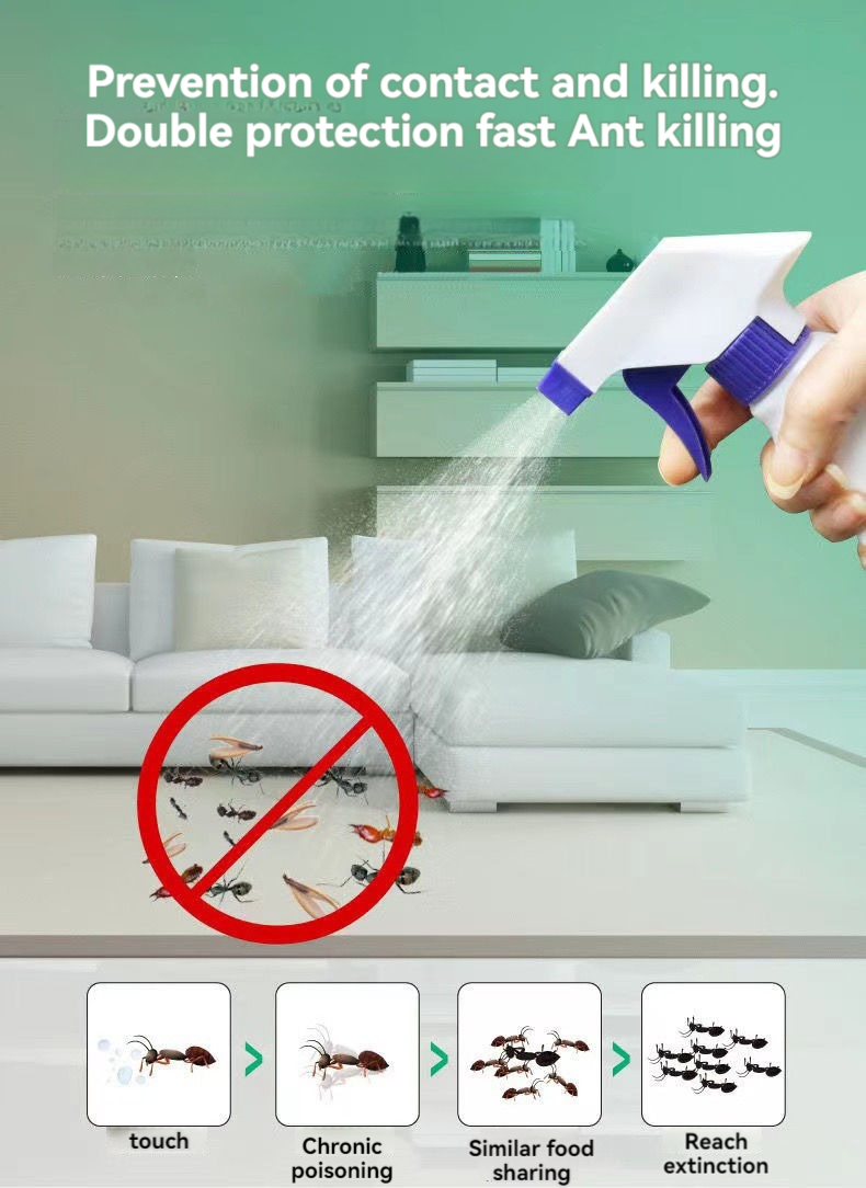 ants spray killer 500ML Can quickly kill ants, harmless to humans and ...