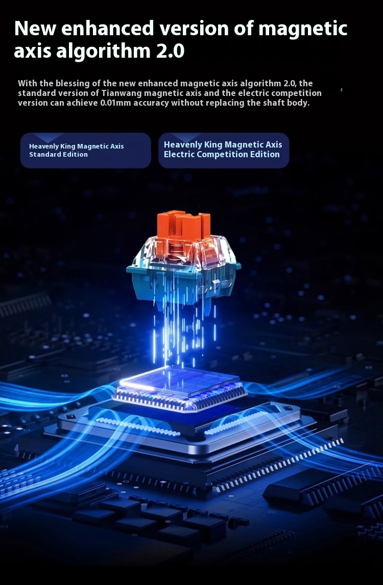 MCHOSE ZERO 75X Magnetic Wired Mechanical Keyboard 75% Hot swappable RGB GASKET 8k Polling Rate ...