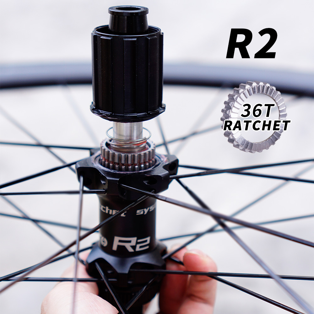 ZTTO Road Bike Tubeless Wheelset R2 Hub 30mm Aluminum Alloy Wide Rim ...