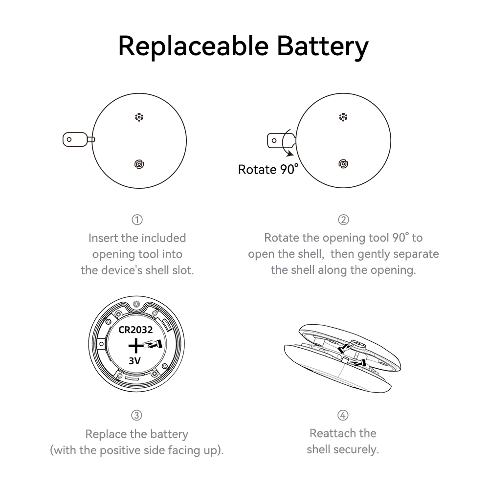 Rock Space Tag Wireless Smart Tracker Bluetooth Smart Finder Anti Lost ...
