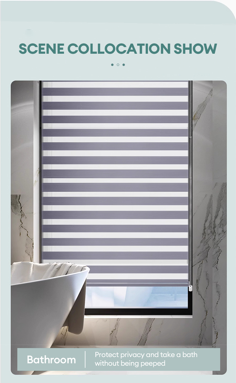 IFS Korean Modern Blinds For Window Venetians Duo Roller Blackout Curtain 60/80/100/120/140 ...
