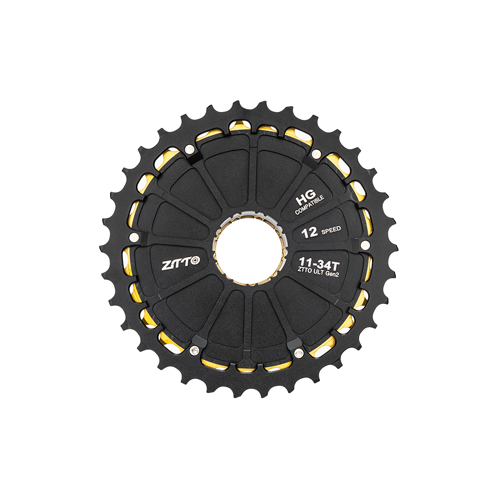 ZTTO 12S Road Bike Cassette ULT Gen2 Light Weight 12Speed Cogs 11-30/34 ...
