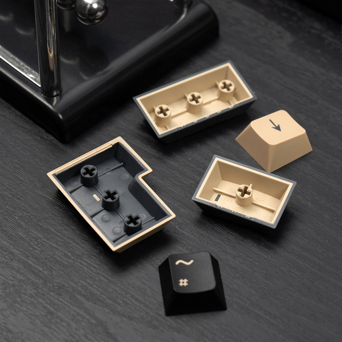 Apes Keycaps Minimalist PBT Doubleshot Keycaps Cherry Profile for MX ...