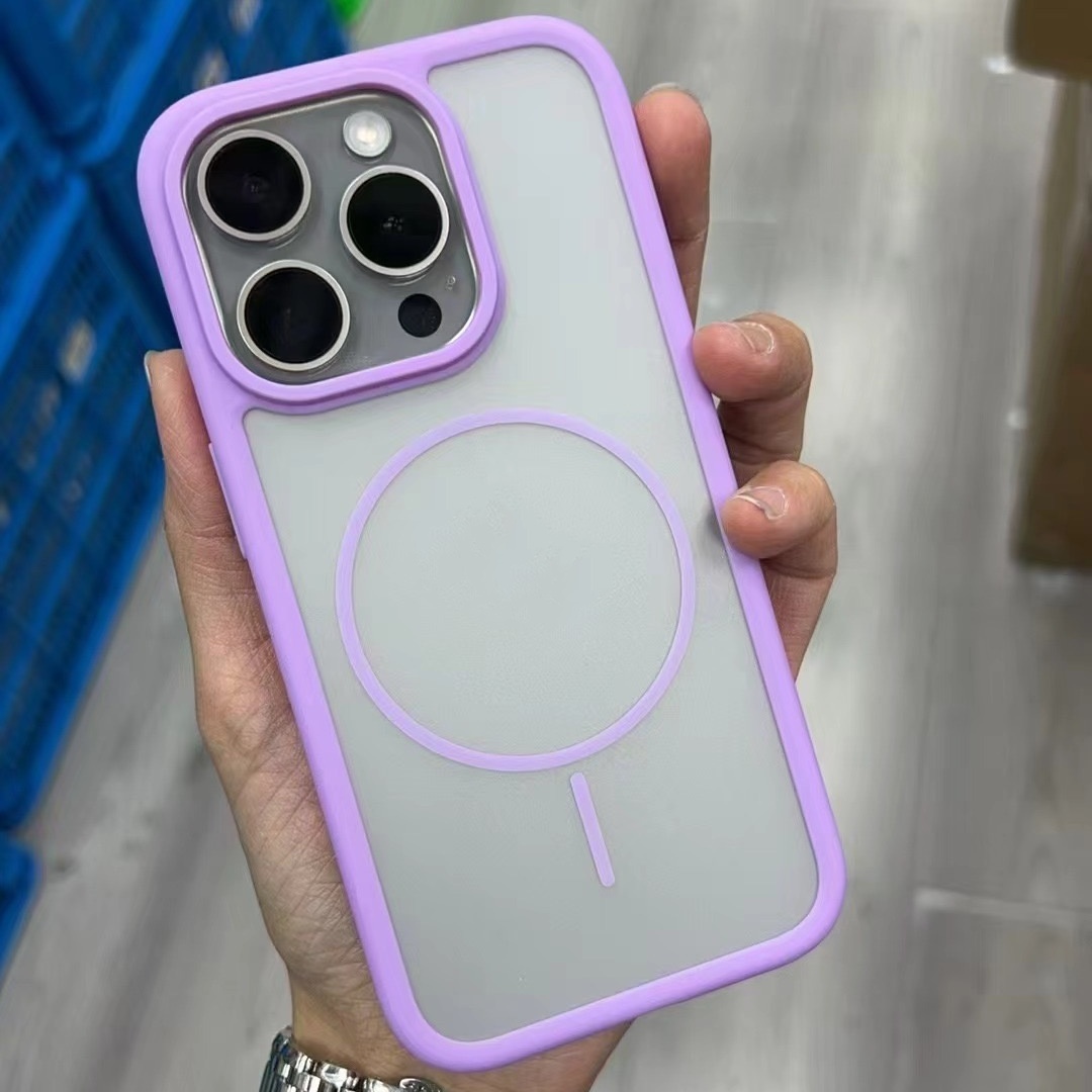 Ultra thin frosted Magnetic Phone Case for iPhone 16 ProMax 12 13 14 15 16 Pro Max 14/15/16 Plus ...