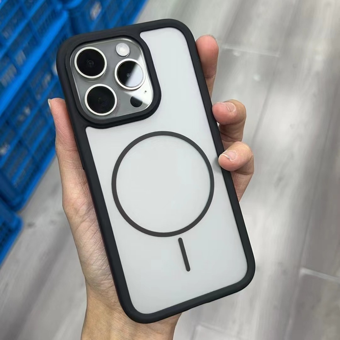 Ultra thin frosted Magnetic Phone Case for iPhone 16 ProMax 12 13 14 15 16 Pro Max 14/15/16 Plus ...