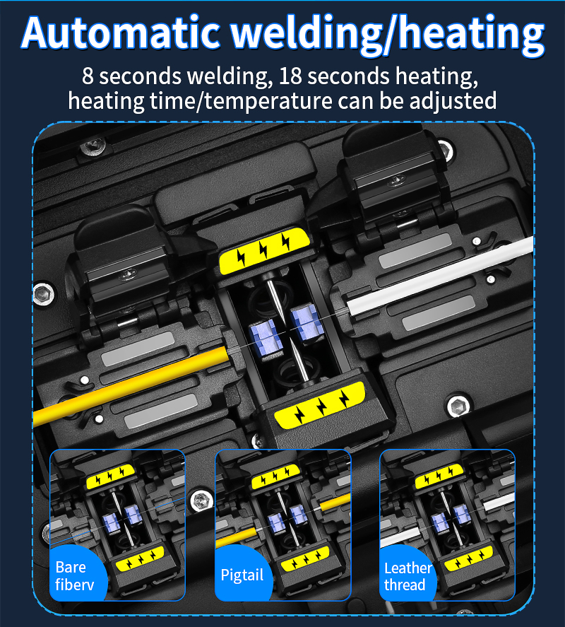 COMPTYCO AUA-70F 6 motor fast optical fiber fusion splicer intelligent ...