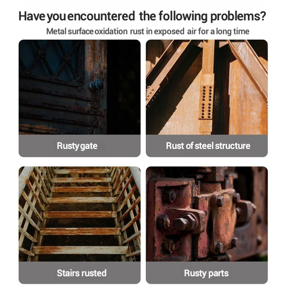 Anti Rust Paint for Metal Rust Remover Rust Converter For Rusty Color ...