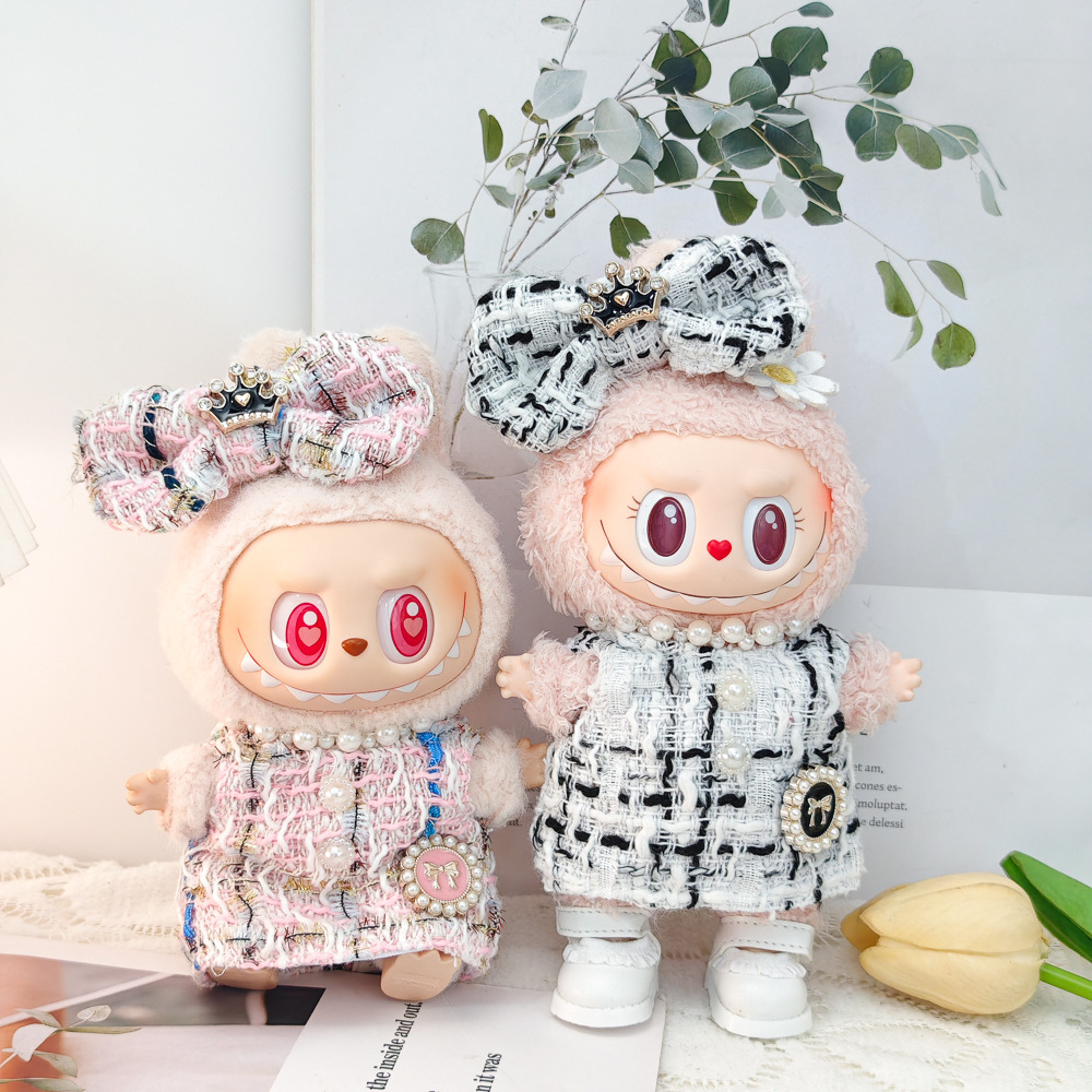 labubu rough coat dress for V1/V2 labubu dolls. | Shopee Philippines