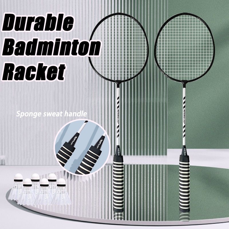 Free 7 badminton balls 2Pcs Badminton Racket Set Original Badminton Set ...