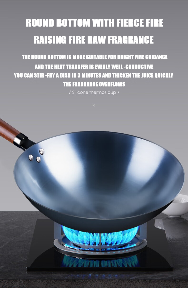 【10 -year warranty】wok 32/34/36/38/40cm wok pan non stick wok pan ...