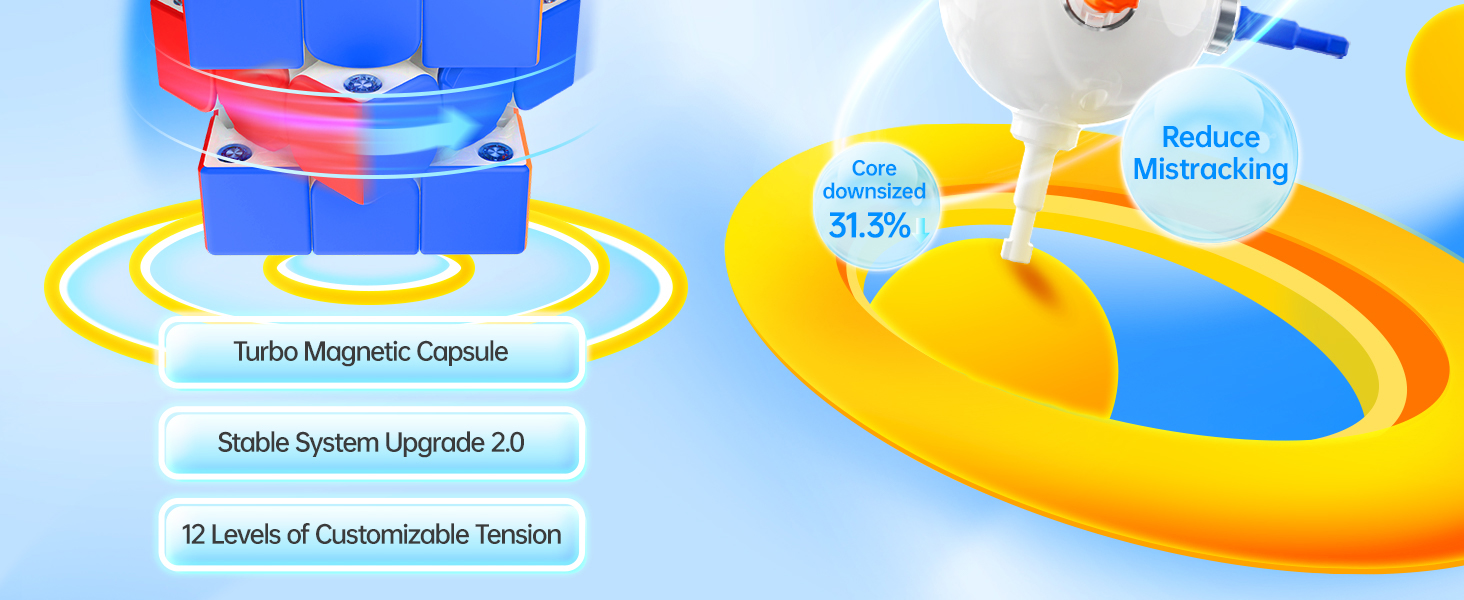 GAN356 i Carry 2 CubeSmart Cube 3x3 Speed Cube Intelligent Tracking ...